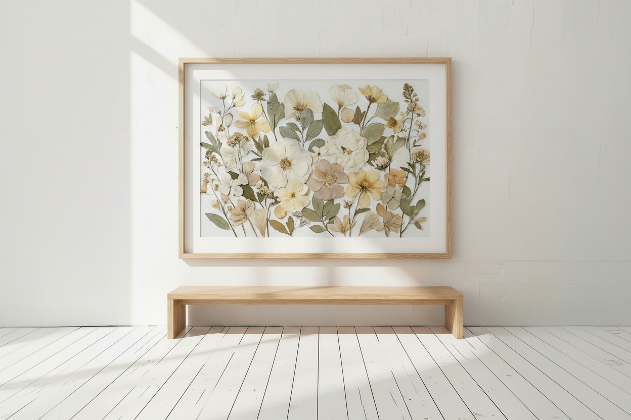 Pressed Flower Frame Medium Collection – Dried Petals Gallery