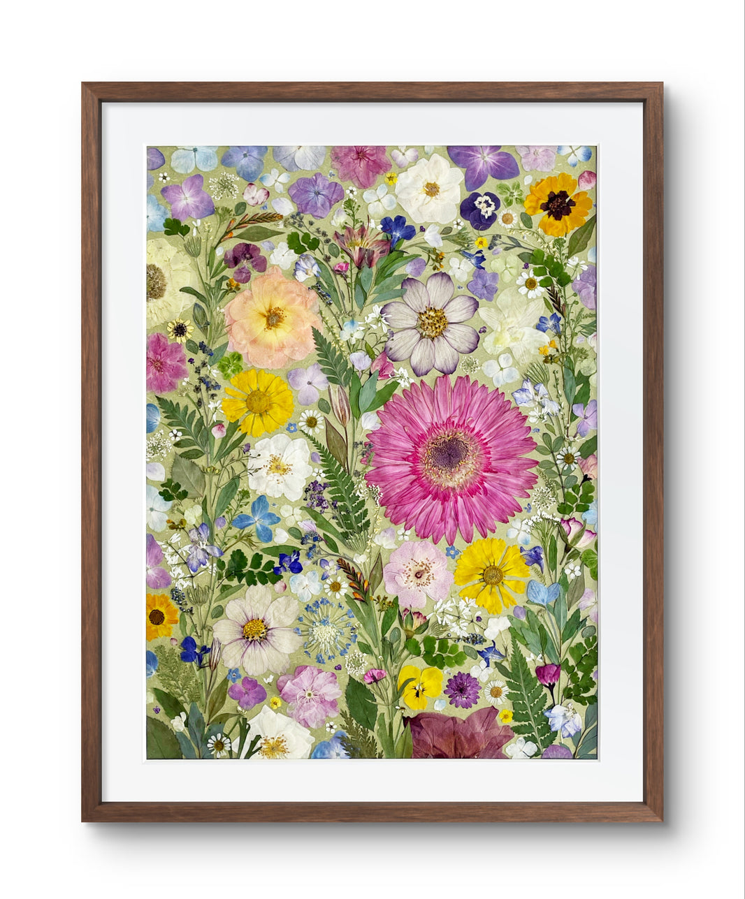 Pressed Flower Frame Art – Dried Petals Gallery